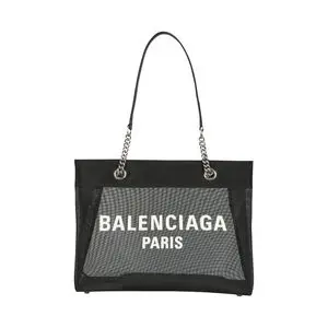 Balenciaga Mesh Duty Free Tote - Black