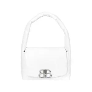 Balenciaga Monaco Small Sling Shoulder Bag - White