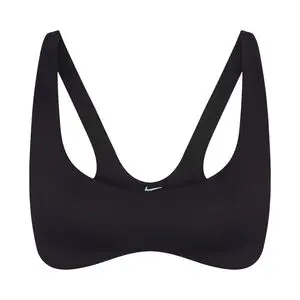 NIKESKIMS Matte Shaping Scoop Bra 'obsidian/obsidian