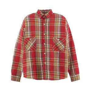 SAINT MXXXXXX Check Flannel Shirt 'red/yellow'