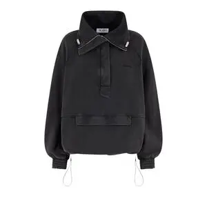 Attico Blouson American Fleece Fade - Black