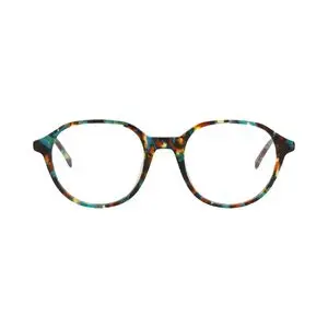 Kenzo Round-frame Acetate Optical Frames 'havana/transparent - Brown