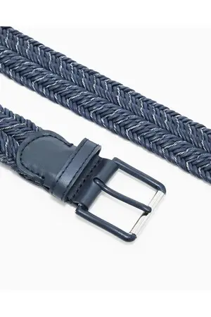 Giorgio Armani Braided Belt With Buckle
