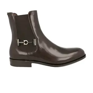 FERRAGAMO Isidoro Chelsea Boot - Brown