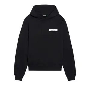 Jacquemus Le Hoodie Gros Grain - Black