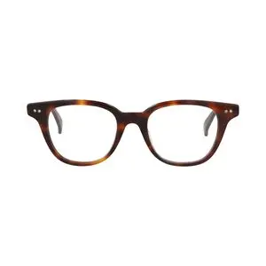Kenzo Round-frame Acetate Optical Frames 'havana/transparent - Brown