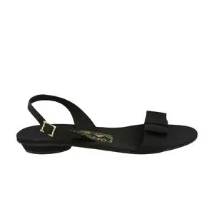 FERRAGAMO Wmns Capri Sandal - Black