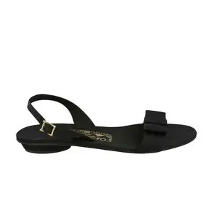 FERRAGAMO Capri Sandal - Black