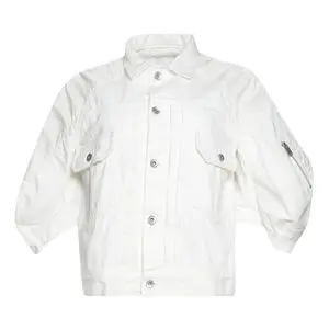 Sacai Denim X Nylon Twill Jacket 'off - White