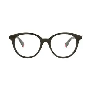Kenzo Round-frame Acetate Optical Frames /transparent - Green