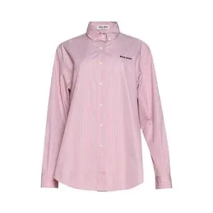Miu Miu Popeline Riga Top 'rosa - Pink