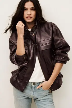 Ba&sh Kassia Leather Jacket