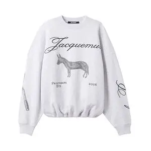 Jacquemus Le Sweatshirt Ane 'donkey Jacquard - Grey