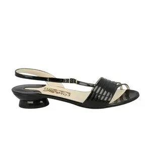 FERRAGAMO Wmns Amalfi Sandal - Black