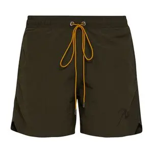 Rhude Radiator Swim Short 'moss /black - Green