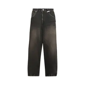 Mihara Yasuhiro Light Wide Jeans - Black