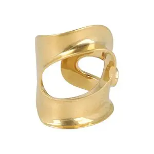 FERRAGAMO Small Sculptural Cutout Bracelet - Gold
