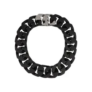 Givenchy G-link Large Chain Necklace - Black