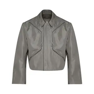 Rick Owens Blixa Mac Jacket 'dust - Brown