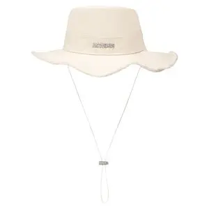 Jacquemus Le Bob Artichaut Bucket Hat - White