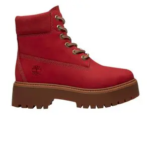 Timberland Stone Street 6-inch Waterproof Platform Boots - Red