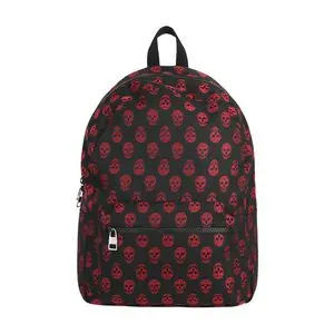 Alexander McQueen Metropolitan Skull Backpack Red - Black