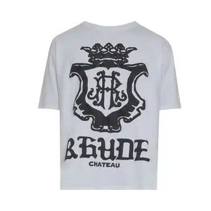 Rhude Oversized Chateau Crest Tee /black - White