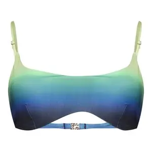 Casablanca Printed Bikini Top 'gradient - Green