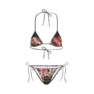 JEAN PAUL GAULTIER Printed Bikini Set - Tan