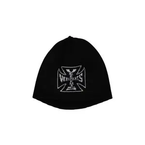 Vetements Biker Cross Logo Beanie - Black