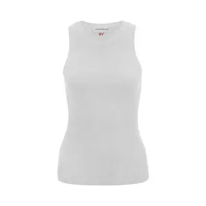 Victoria Beckham Rib Tank - White