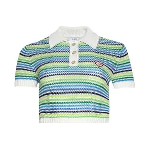 Casablanca Polo Shirt 'stripe - Multicolor