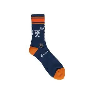 SAINT MXXXXXX Sinner Socks /orange - Blue