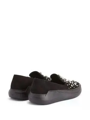 GIUSEPPE ZANOTTI Afelia Crystal-embellished Loafers