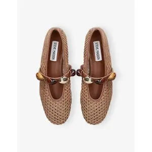 Steve Madden Poppin Raffia Ballet Flats