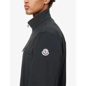 Moncler Danby Logo-patch Shell Jacket - Black