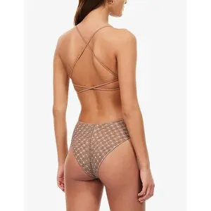 Missoni Metallic V-neck Swimsuit