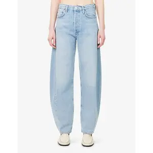 AGOLDE Luna Curved-leg Denim Jeans - Addition