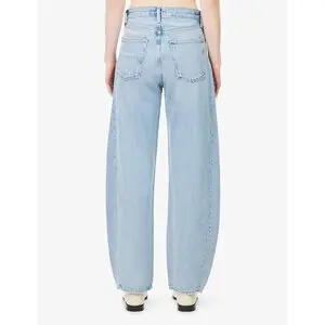 AGOLDE Luna Curved-leg Denim Jeans - Addition