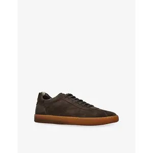 Officine Creative Halo Suede Trainers - Dark Brown