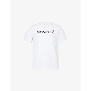 Moncler Crewneck Logo-patch Cotton T-shirt