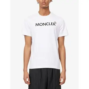 Moncler Crewneck Logo-patch Cotton T-shirt