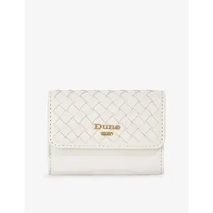 DUNE Kelsey Branded Faux-leather Purse - White Synthetic