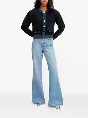 ROTATE BY BIRGER CHRISTENSEN Letter Embellishment Cardigan