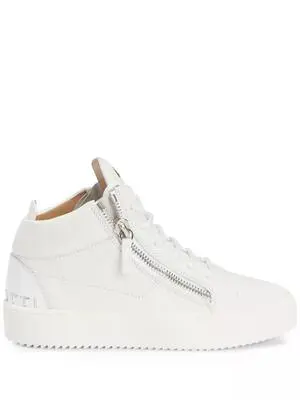 GIUSEPPE ZANOTTI Kriss Mid-top Sneakers - White