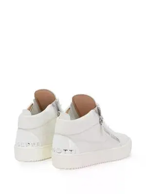 GIUSEPPE ZANOTTI Kriss Mid-top Sneakers - White