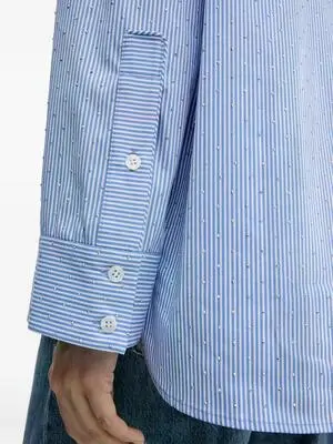 Munthe Striped Pattern Shirt