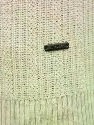 HACKETT Crew Neck Ribbed Knit Sweater
