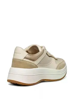 Geox Spherica Ecub-3 Metallic Paneled Sneakers