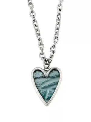 POISONED HEARTS Icy Heart Volumetric Pendant Necklace